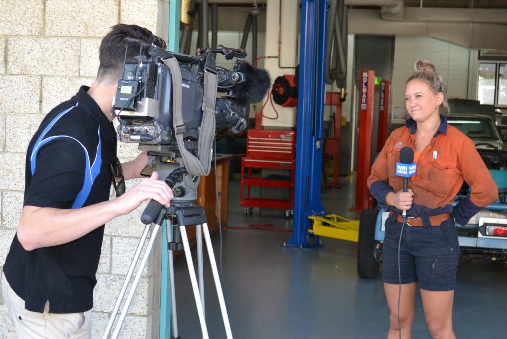 Female Apprentice Tayla Promotes 'Try-a-Trade' Day - East Coast ...